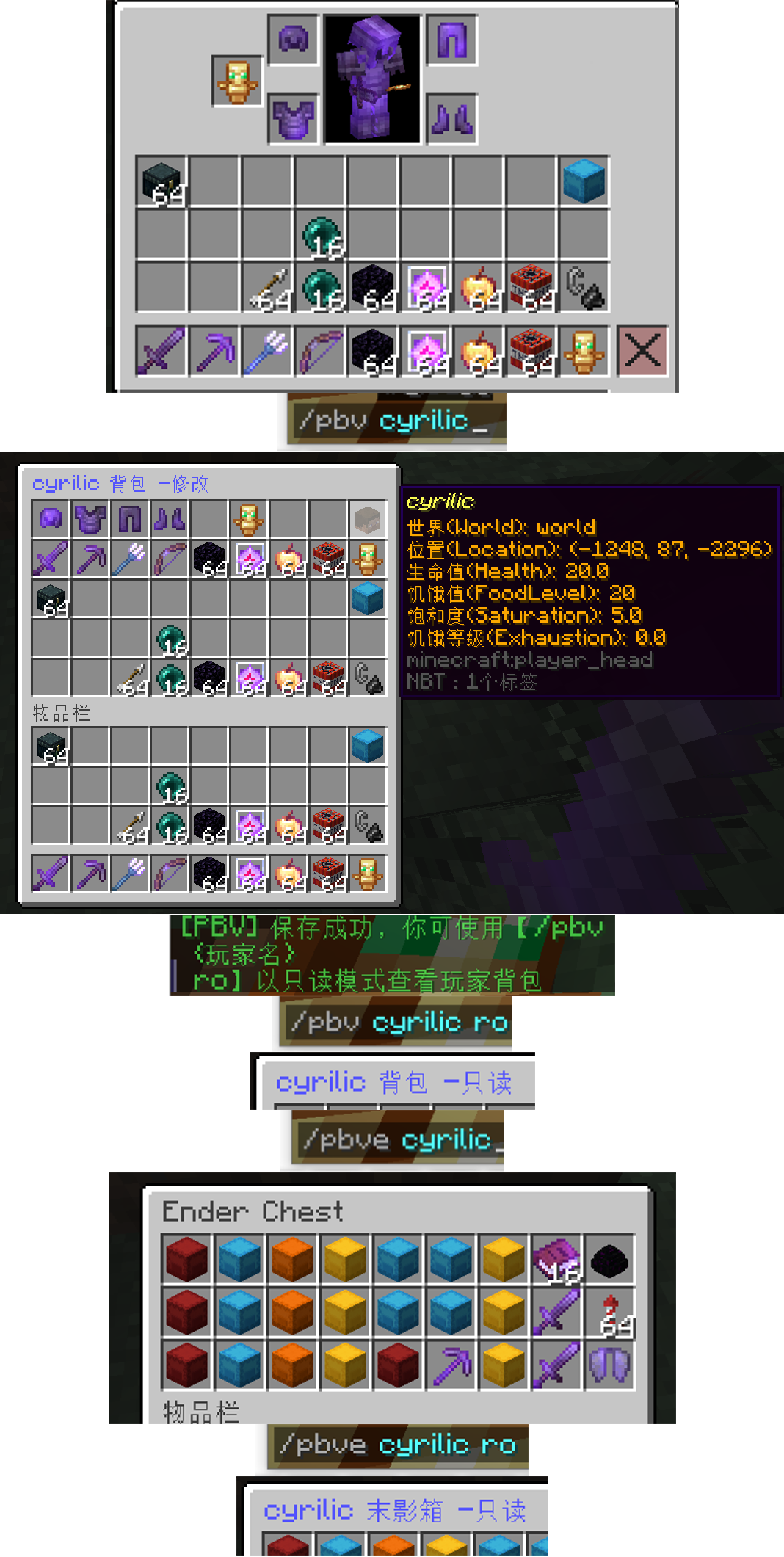 工具类 - PlayersBackpacksViewer 没文件 | CyanBukkit 我的世界青桐插件资源中心